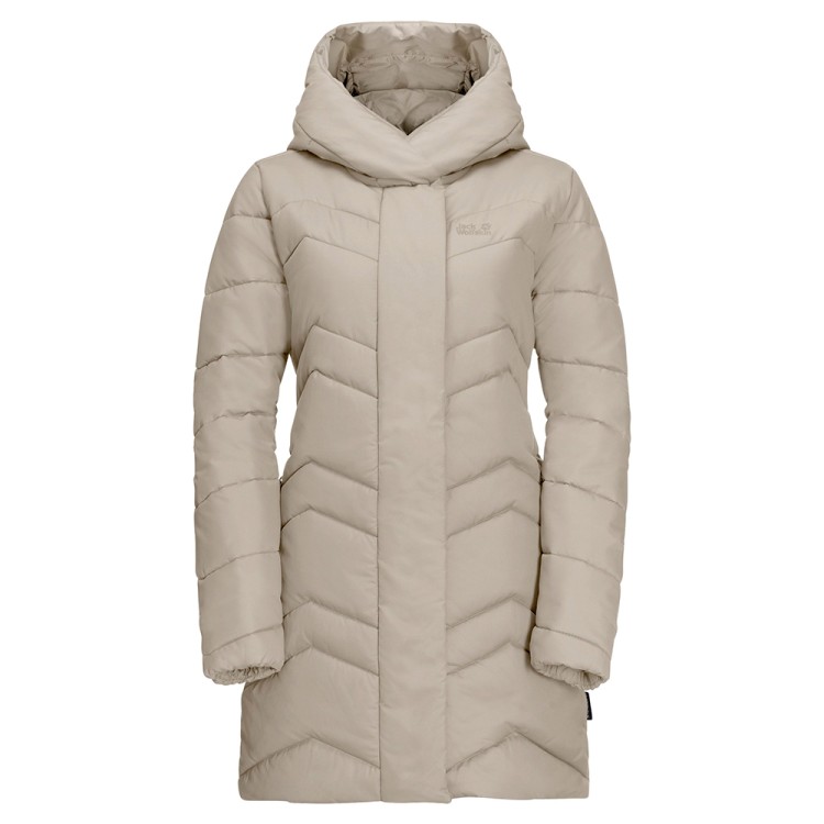 Куртка женская Jack Wolfskin Kyoto Coat W светло-серая 1204943-6260 ...